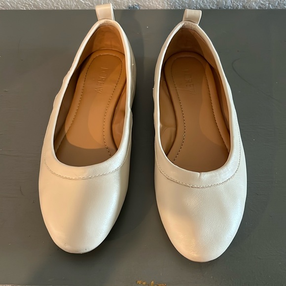 J. Crew Factory | Shoes | J Crew Leather Ballet Flats | Poshmark